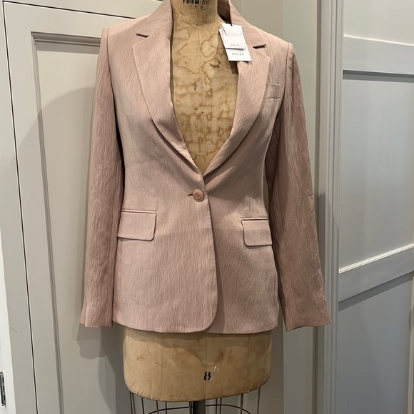 Reiss | Jackets & Coats | Brand New With Tag Reiss Lana Plisse Jacket ...
